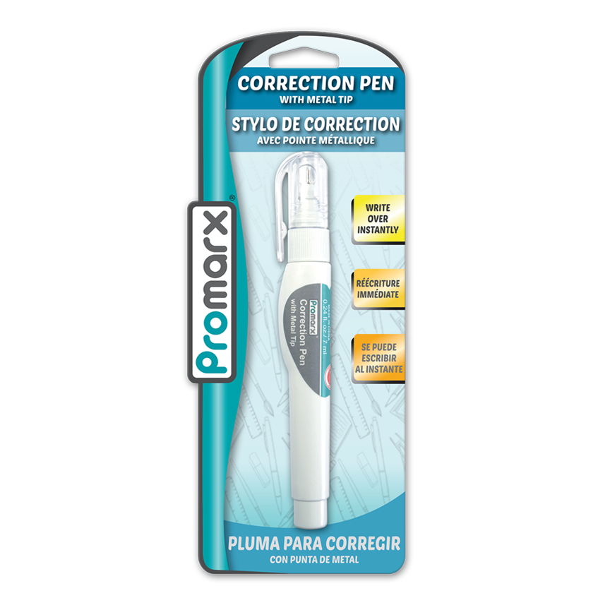 Correction Pen with Metal Tip 1 ct – Promarx