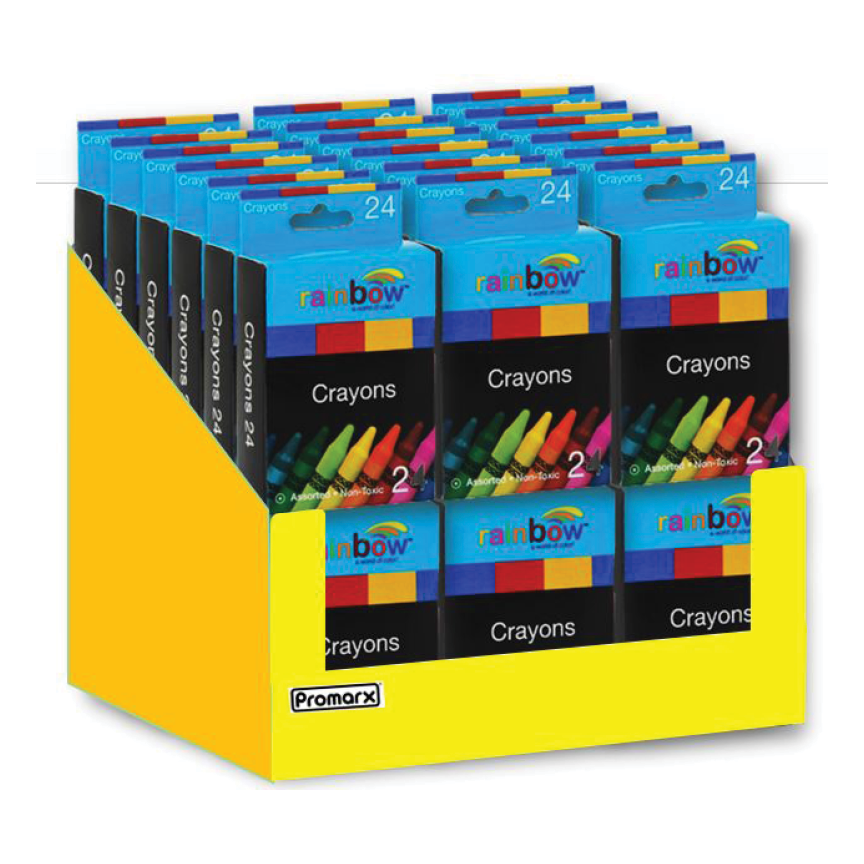 Display Tray CY02 24 ct Crayon Assorted Colors – Promarx