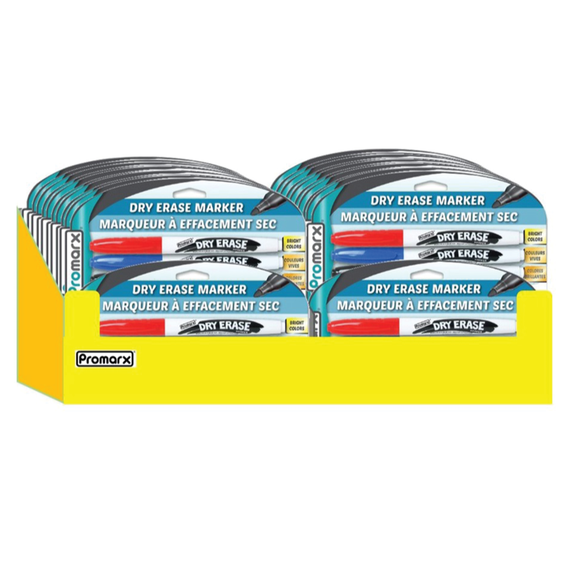 Display Tray Writing DE01 3 ct Dry Erase Marker – Promarx