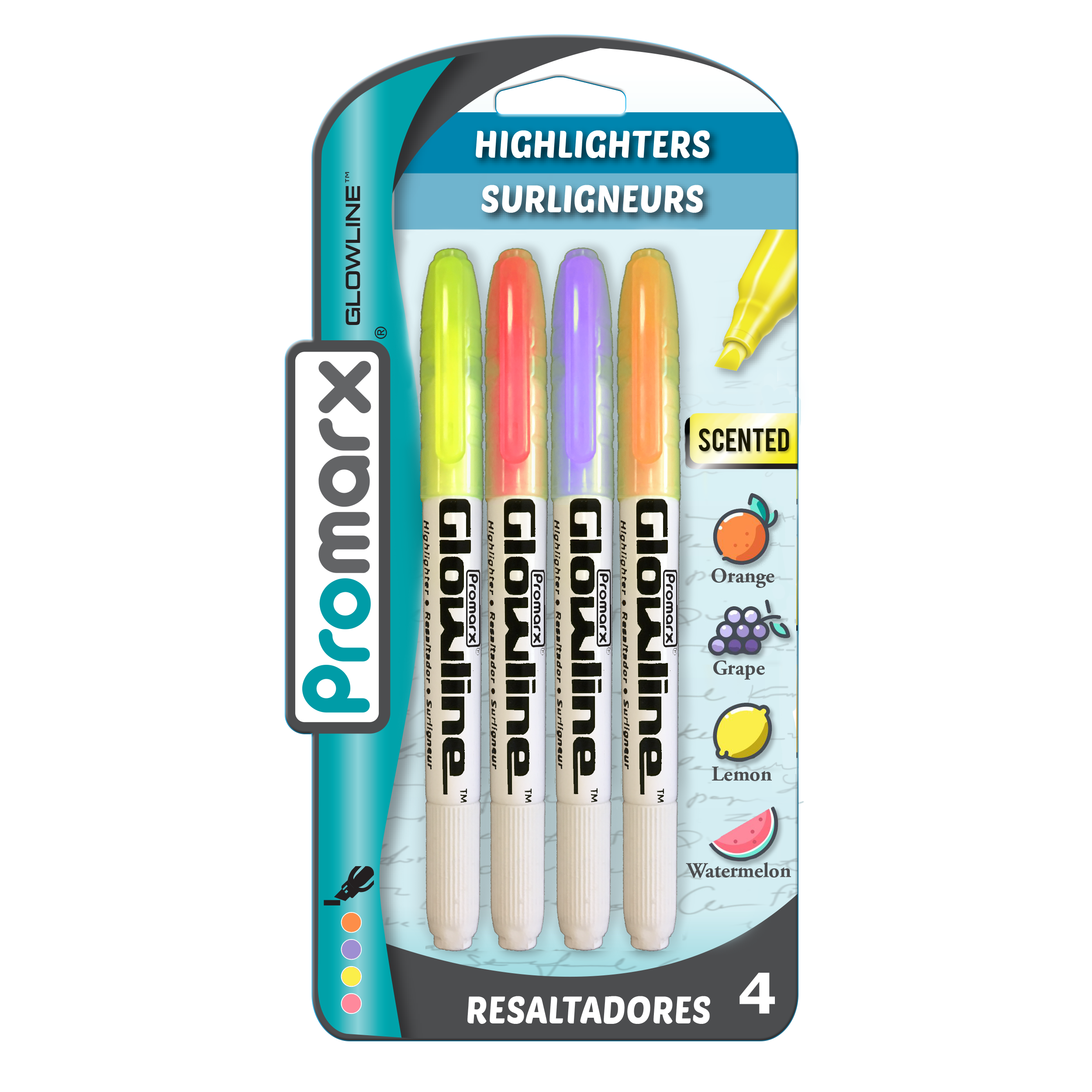 Pocket Scented Highlighters 4 ct – Promarx
