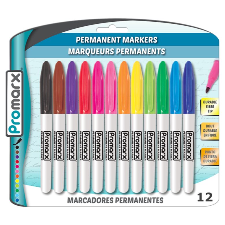 Permanent Markers 12 ct – Promarx