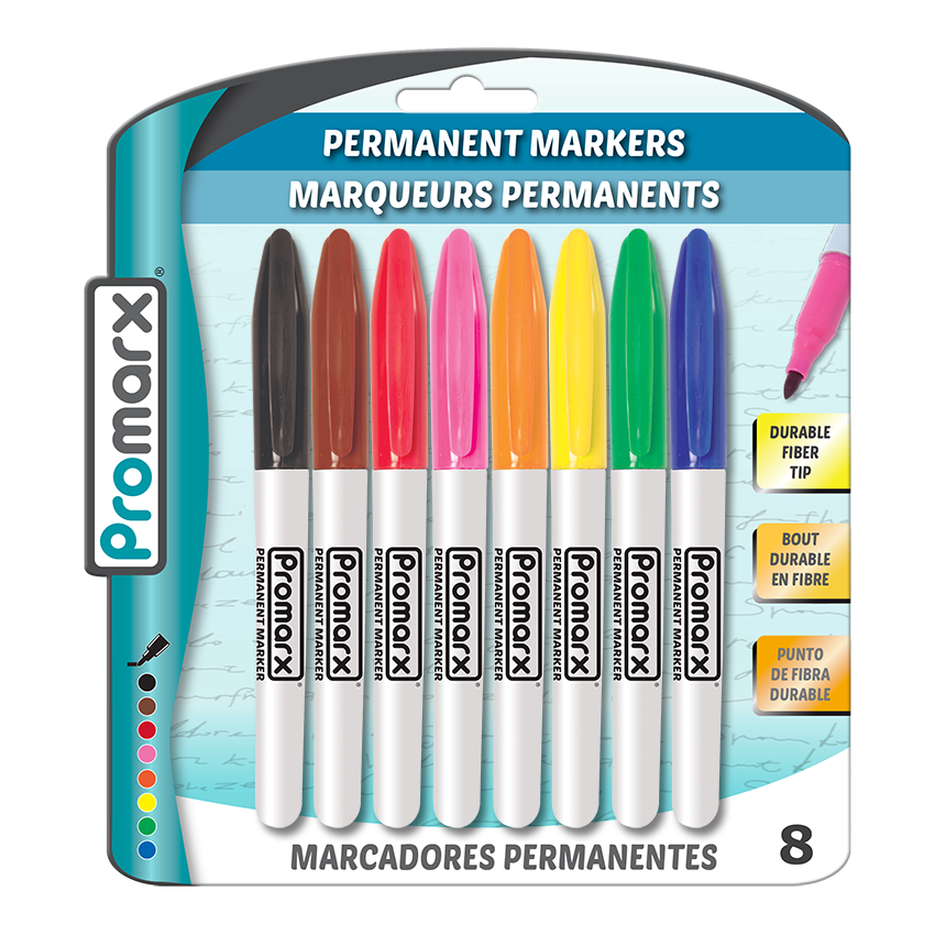 Permanent Markers 8 ct – Promarx