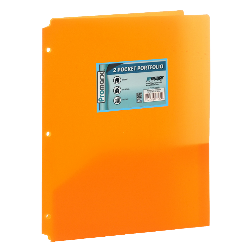 Two Pocket Poly Portfolio – Promarx