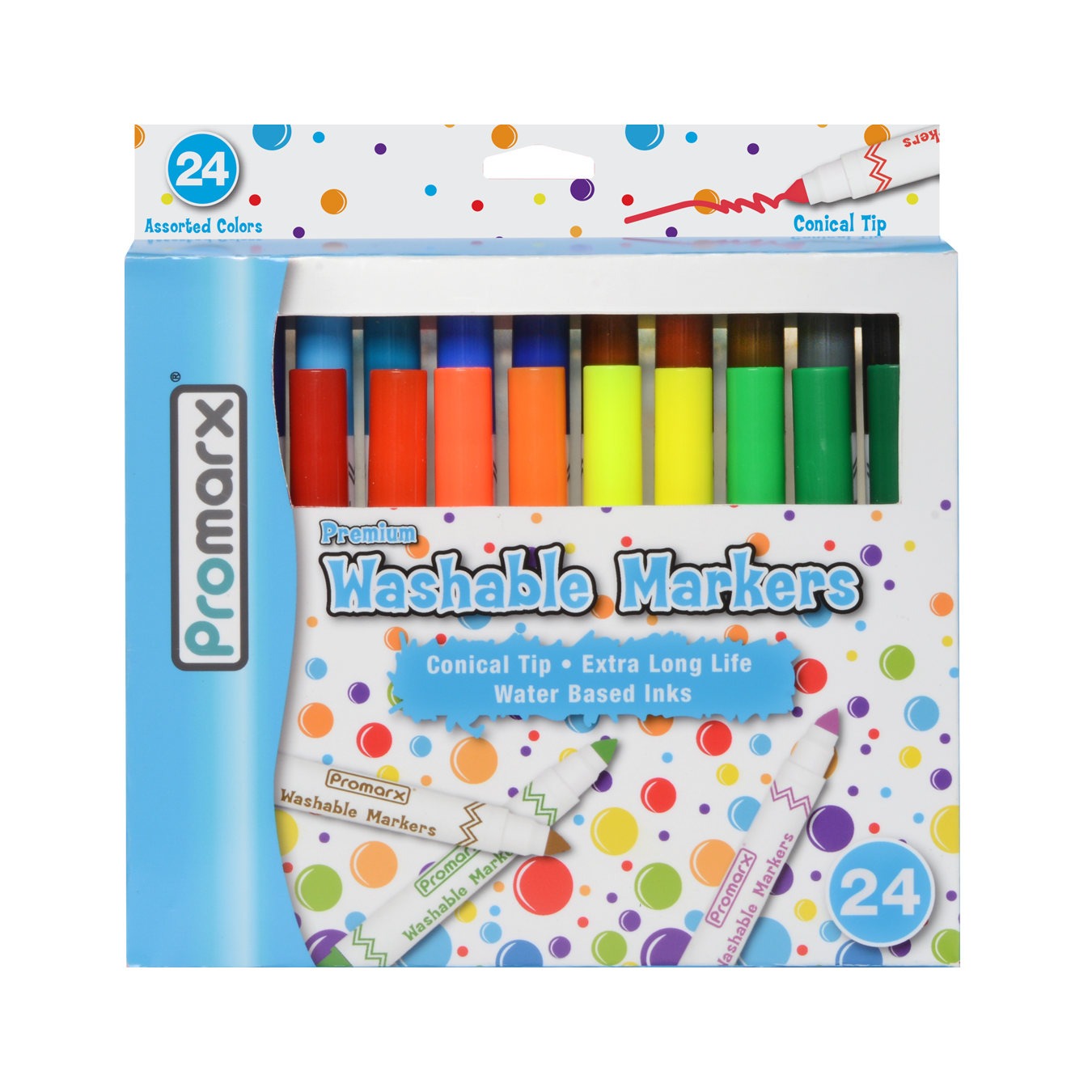 Premium Washable Markers 24 ct – Promarx