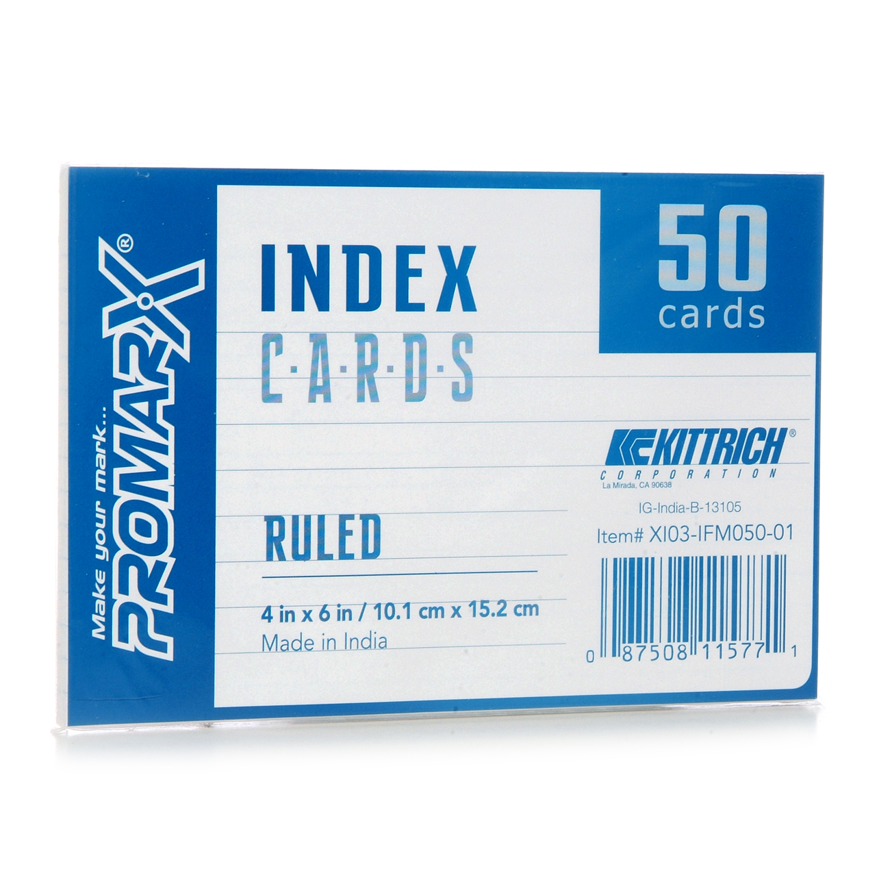 4” x 6” Ruled Index Cards – Promarx