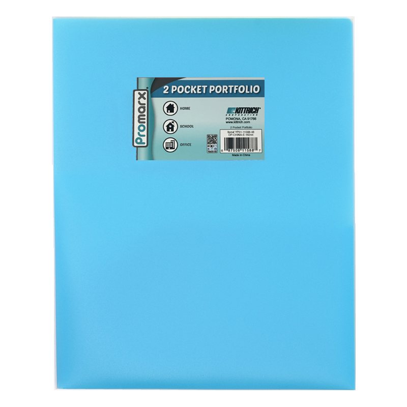 Neon Two Pocket Poly Portfolio – Promarx