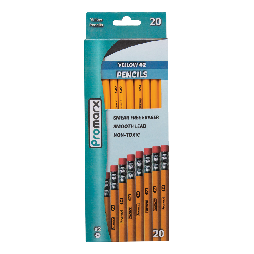 Yellow #2 Pencils Unsharpened – Promarx